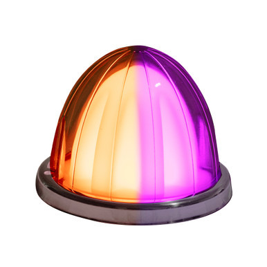 DUAL COLOR GLO WATERMELON LIGHT – AMBER & PURPLE/ CLEAR LENS