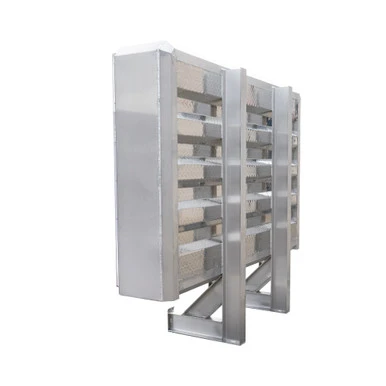 CAB RACK W/ 3 STAINLESS STEEL DOORS - 68" x 80"
