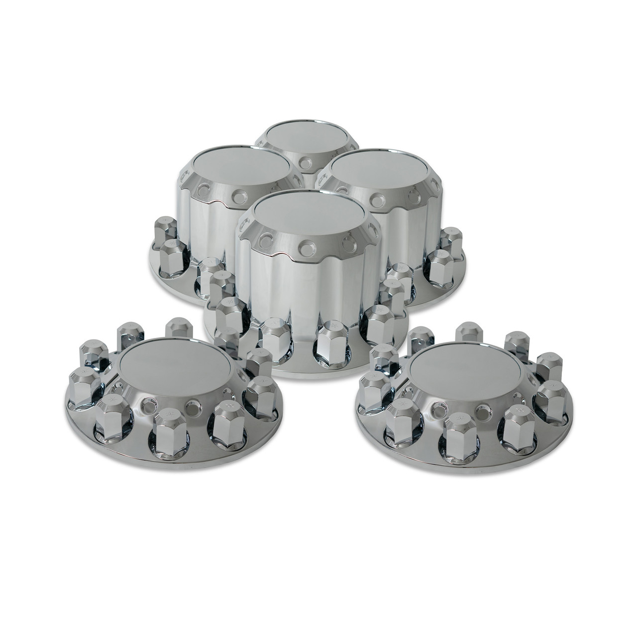 REVOLVER AXLE COVER COMBO KIT W/ 33mm THREADED LUG NUT COVERS ...