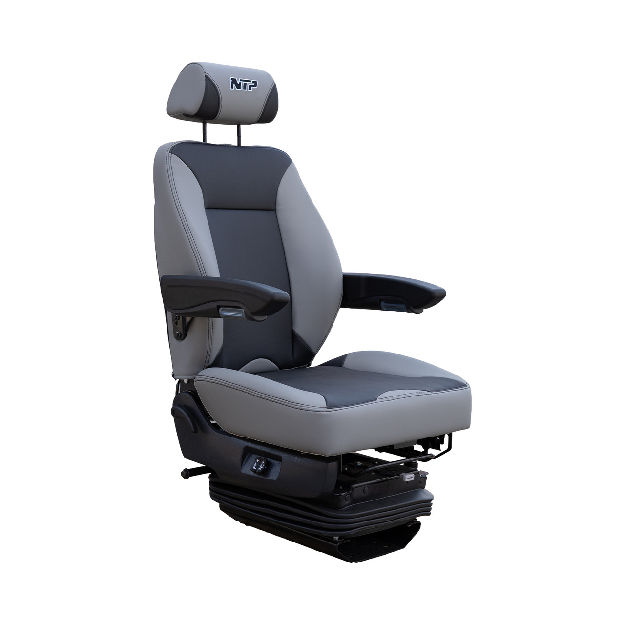 POWER SEAT W/ARM REST, REMOVABLE HEAD REST-BLACK & GRAY - National ...