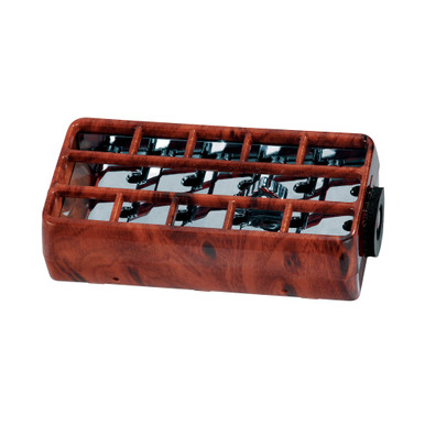 WOOD A/C VENT FOR PETERBILT 2001-2005 - CENTER