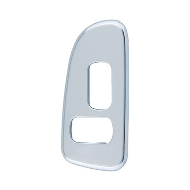 CHROME CONTROL PANEL W/ 2 OPENINGS FOR PETERBILT 2006+ - PASSENGER
