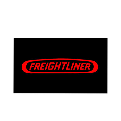 24" x 14" FREIGHTLINER LOGO MUD FLAP - RED