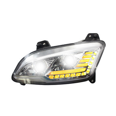 PETERBILT 587/ 579 2022+ LED HEADLIGHT W/ HALO & SEQUENTIAL TURN SIGNAL ...