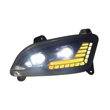 PETERBILT 587/ 579 2022+ LED HEADLIGHT W/ HALO & SEQUENTIAL TURN SIGNAL ...