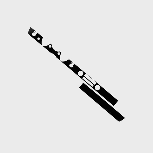 Mopar A Body 67 DART Rallye Dash Lower Trim Overlay - MATTE BLACK ...