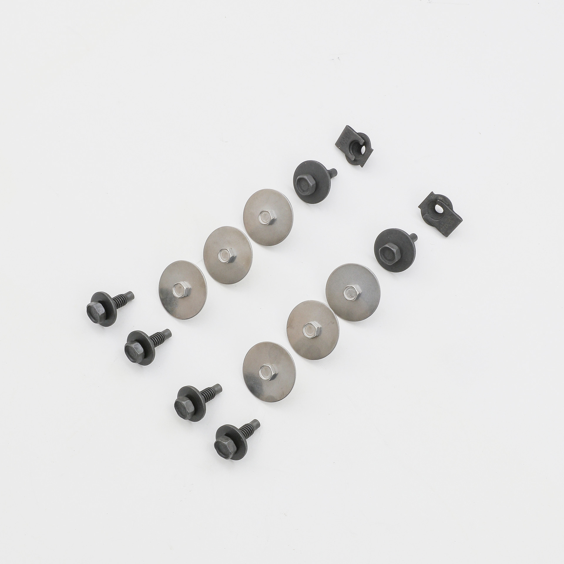 Mopar B Body 66-70 Rear Under Fender Metal Splash Shield Fastener Screw ...