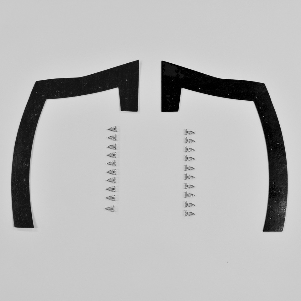 Mopar B Body 68 69 Charger Headlight Splash Shields - Detroit Muscle ...