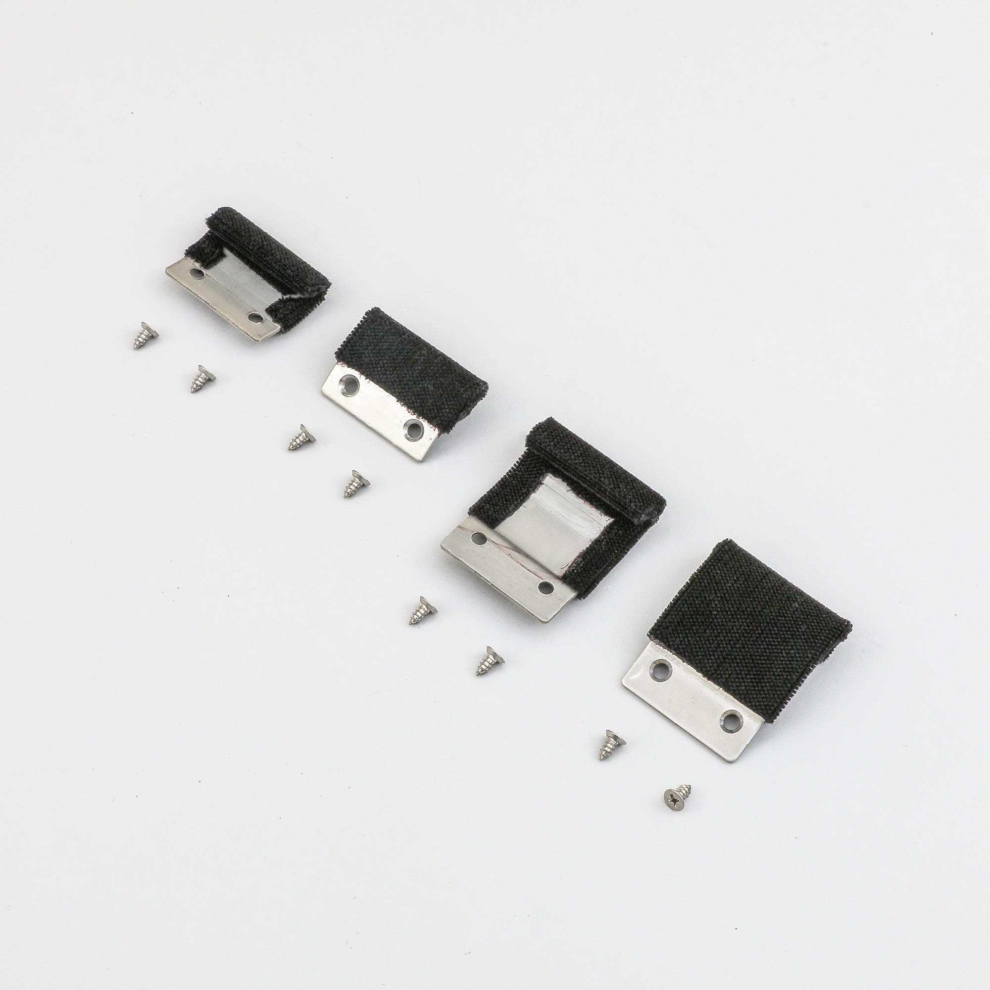 Mopar E Body 70 Door Window Stabilizers / Guides - Set of 4 STAINLESS ...