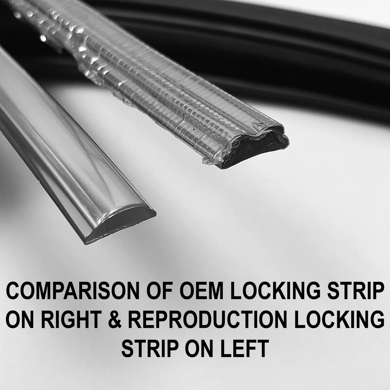 Mopar A Body 64-66 Barracuda REAR WINDOW Gasket Seal with CHROME ...