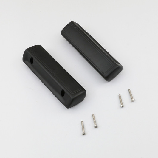 Mopar B Body 66-70 9" Arm Rest Pad Set with Screws BLACK - Detroit ...