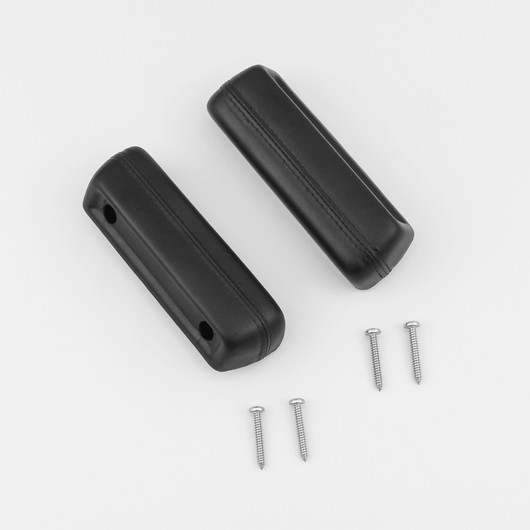 Mopar A Body 68-72 Front or Rear Arm Rest Pad Set with Screws BLACK ...