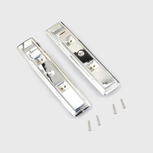 Mopar B Body 66-70 FRONT Arm Rest Bases & Screws for 13" pads - Detroit ...