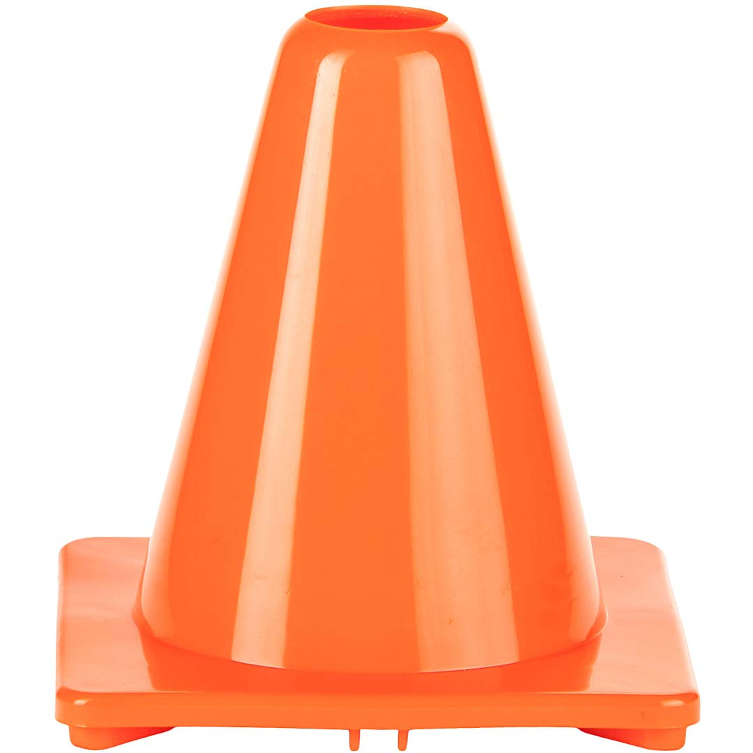 6" Weighted Sports Cone - High Visibility & Durable