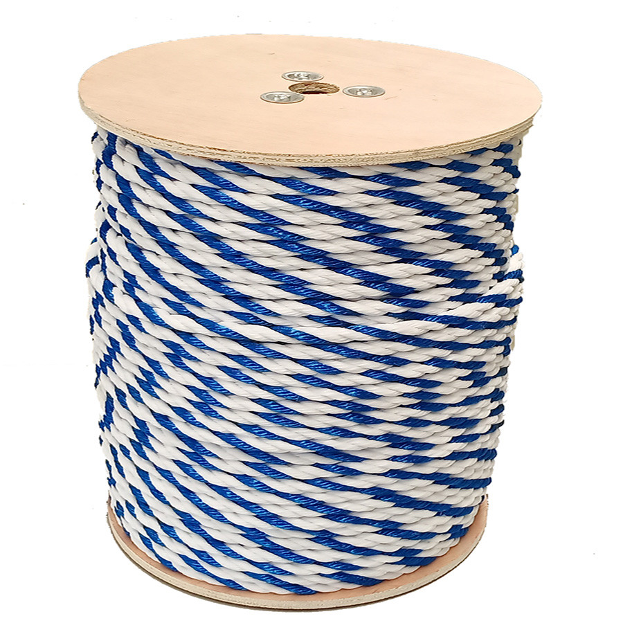 Blue and White aquatic rope (3/4" x 600')