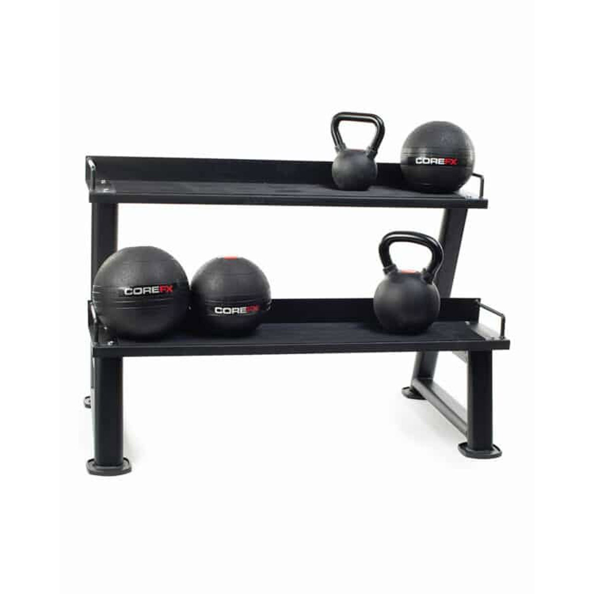 COREFX Kettlebell Storage Rack - Durable & Organized