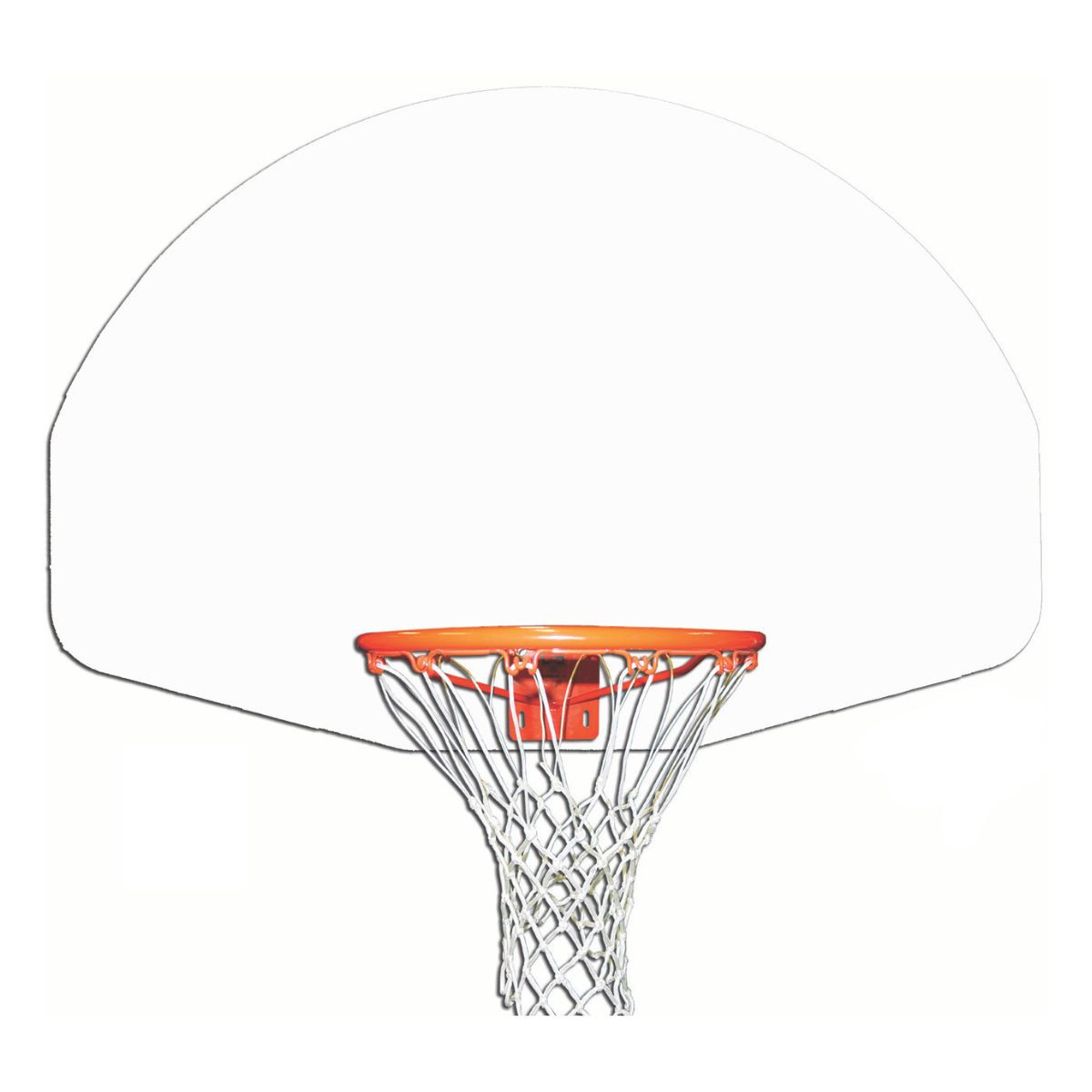 Gared 35.5" x 54" Fan-Shape Aluminum Backboard