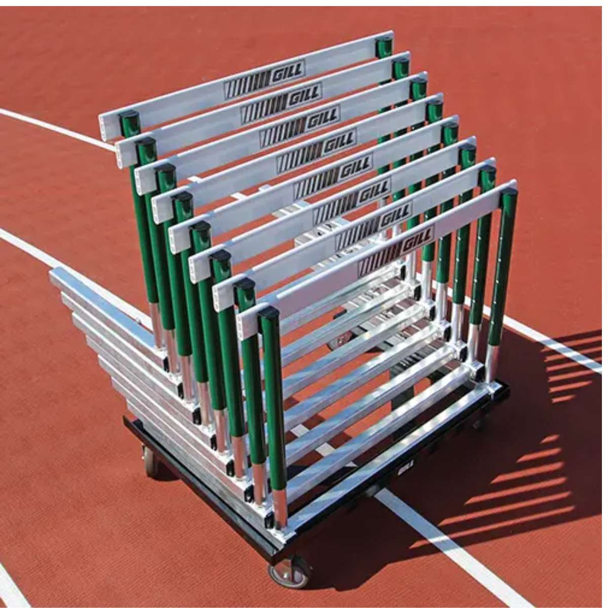 Hurdle Cart for L Shaped Hurdles Holds 8 to 10