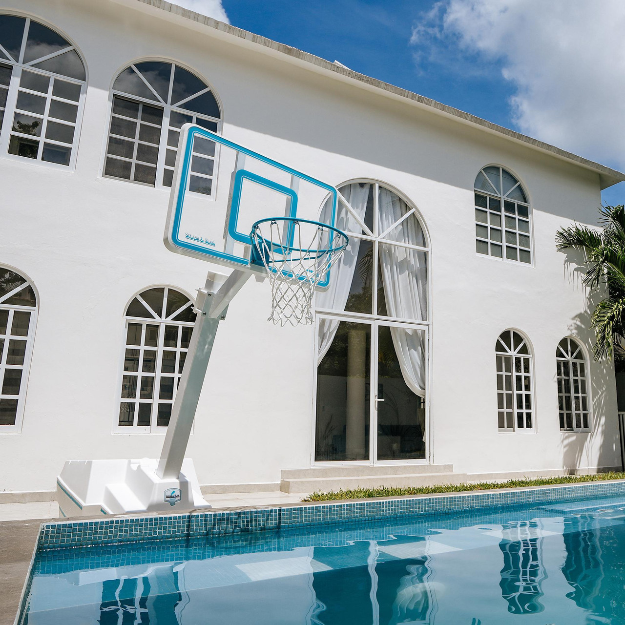 Splash & Slam Pool Basketball Hoop Set