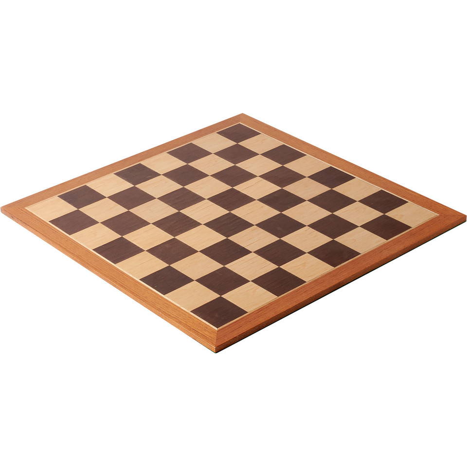 Deluxe 16" Wood Chess Board - No Pieces Included