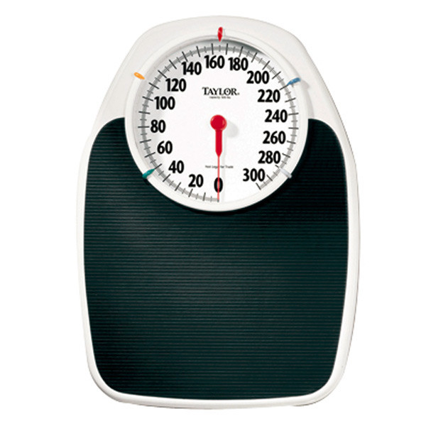 Large Dial Floor Scale - 330 lb Capacity & Non-Slip