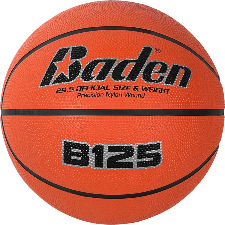 Baden Deluxe Rubber Basketball - Size 7 Durability & Grip