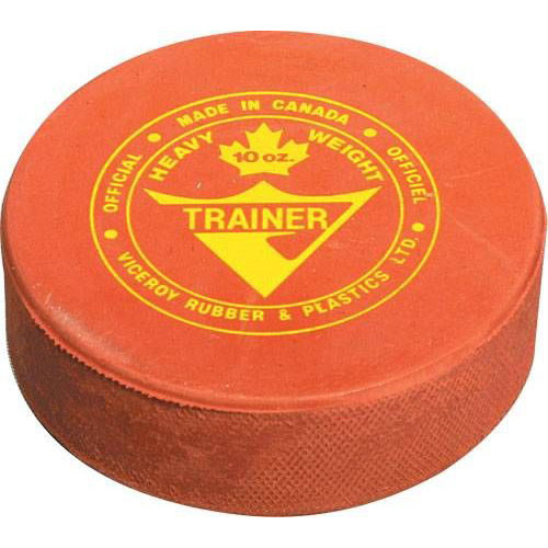 10oz Weighted Orange Hockey Practice Pucks