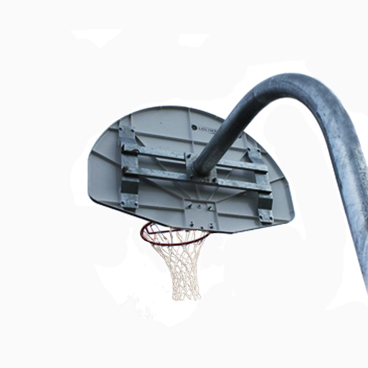 4.5" Gooseneck Basketball Pole with 4' Extension