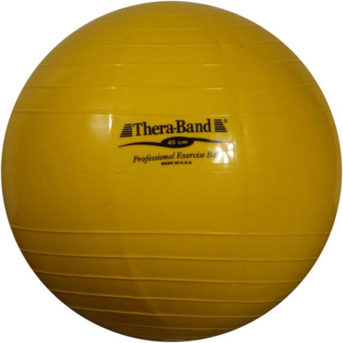 45cm Yellow Exercise Ball - Strength & Posture Boost