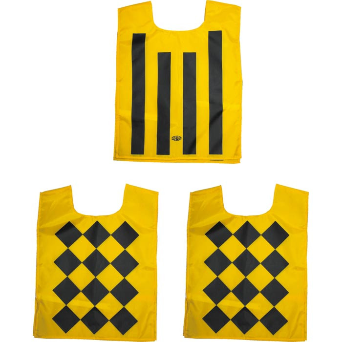Chain Gang Vest Set in Yellow & Black