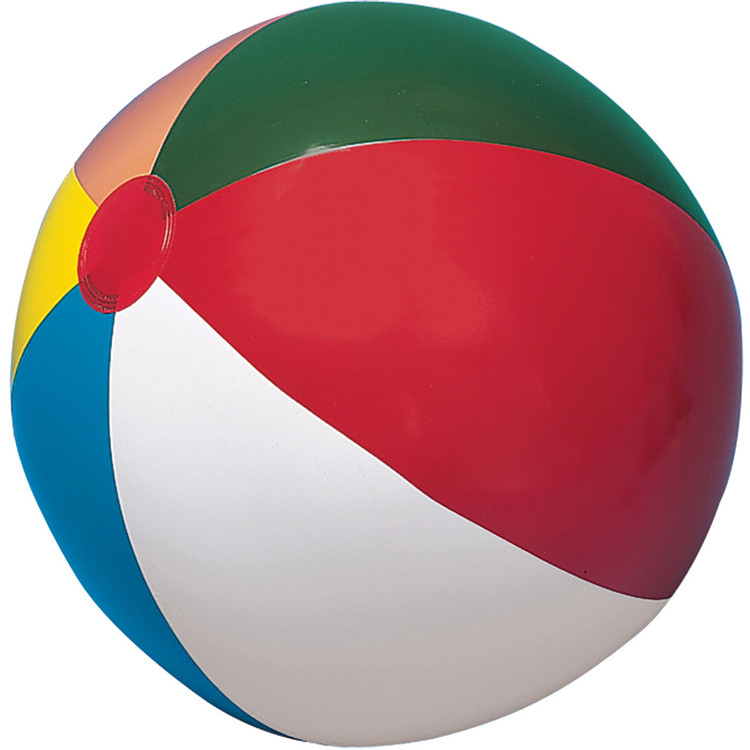 20" Multi-Coloured Beach Ball - Fun for All Occasions