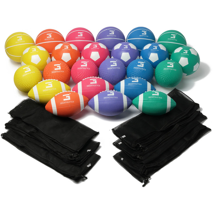 Intermediate Rubber Ball Recess Kit for Youth Sports