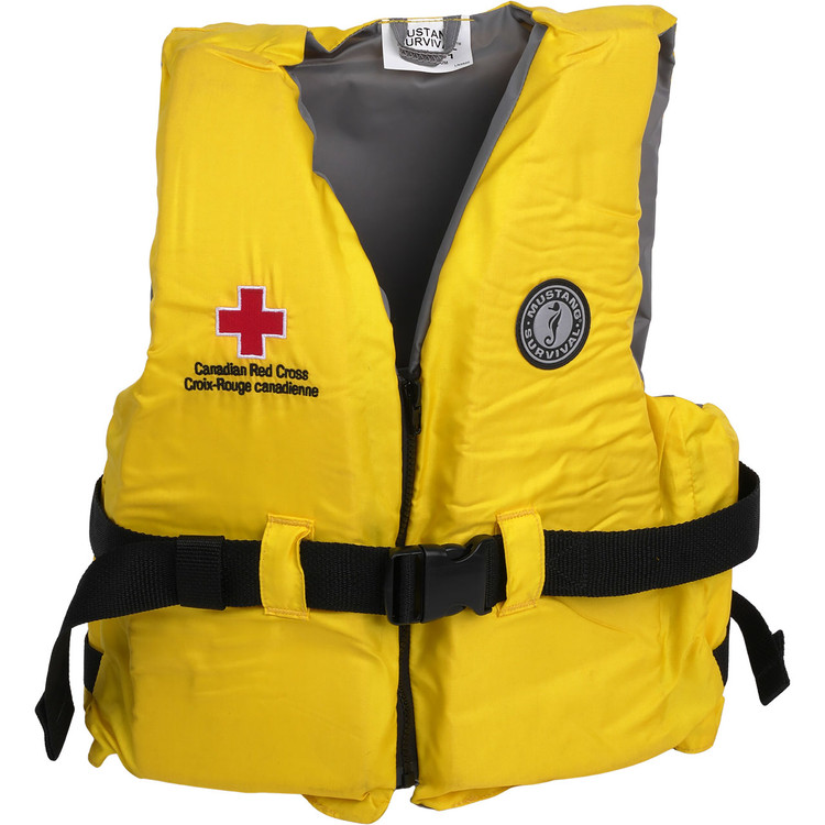 Red Cross Adult Boater's Vest - Medium Size, Yellow/Grey
