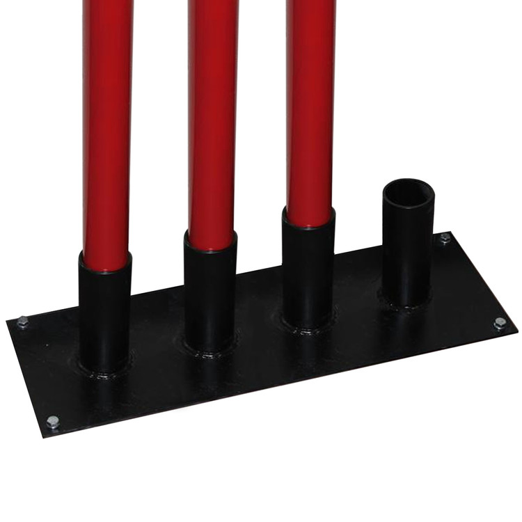 Floor-Mounted Post Rack — Holds 4 (1-7/8")