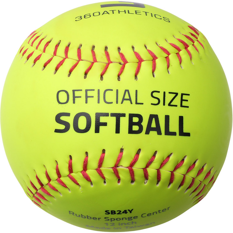 Soft Touch Softball - 12" Optic Yellow Fast Pitch