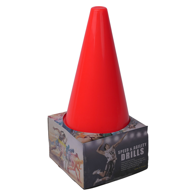 Pylon Cones 9 Inch Training Pack of 12 Orange