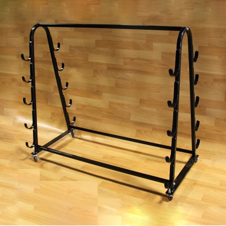 Portable Badminton Storage Cart with Swivel Casters