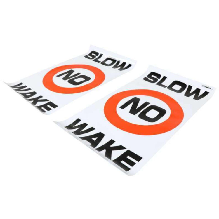 Slow No Wake Marker Buoy Label - Order JW-46104