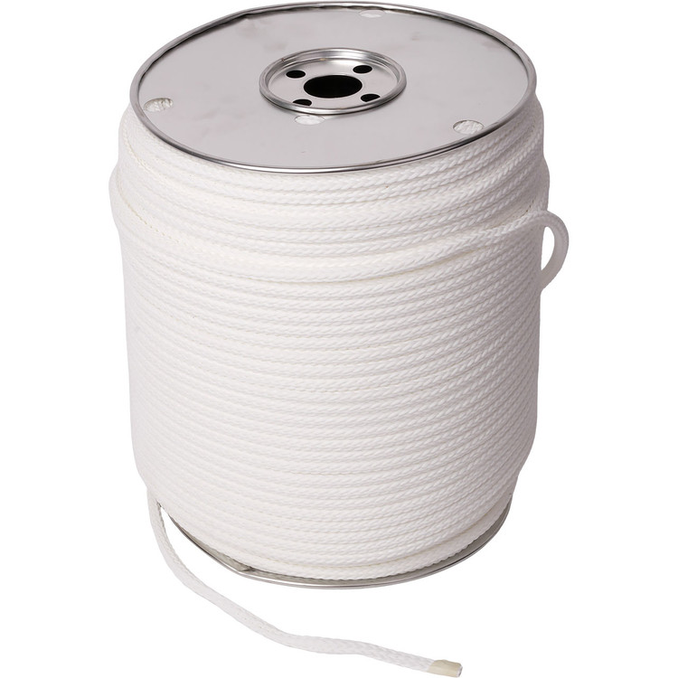 White Aquatic Rope 3/8" x 1000' - No-Twist & Floating