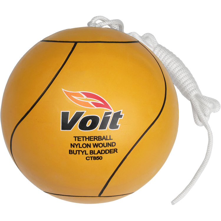 Voit Rubber Cover Tetherball - Durable & Bright Yellow Ball