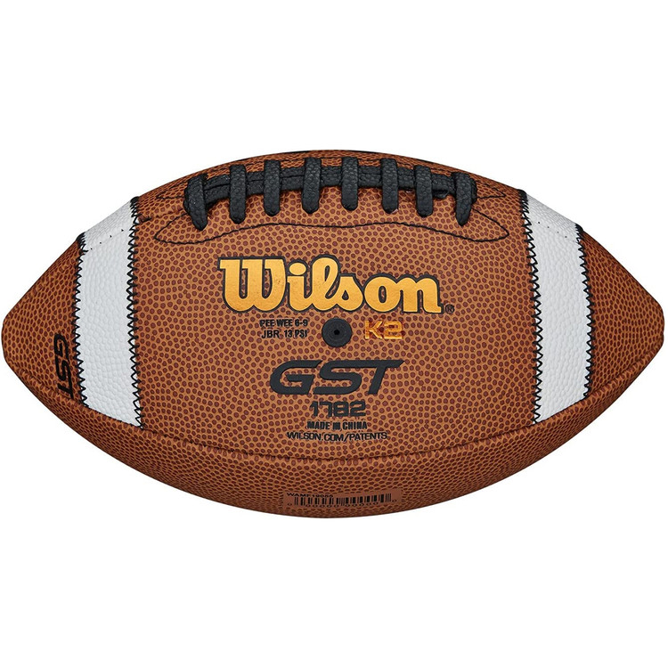 Wilson GST Composite Football - Pee Wee Size (Ages 6-9)