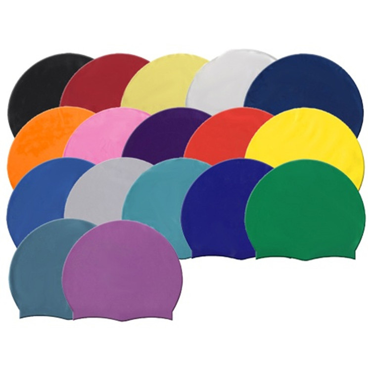 Silicone Swim Cap - 1Varient Colors for Competitive Swimmers