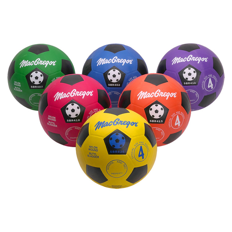 MacGregor Multi-Color Soccerball Set - Size 4