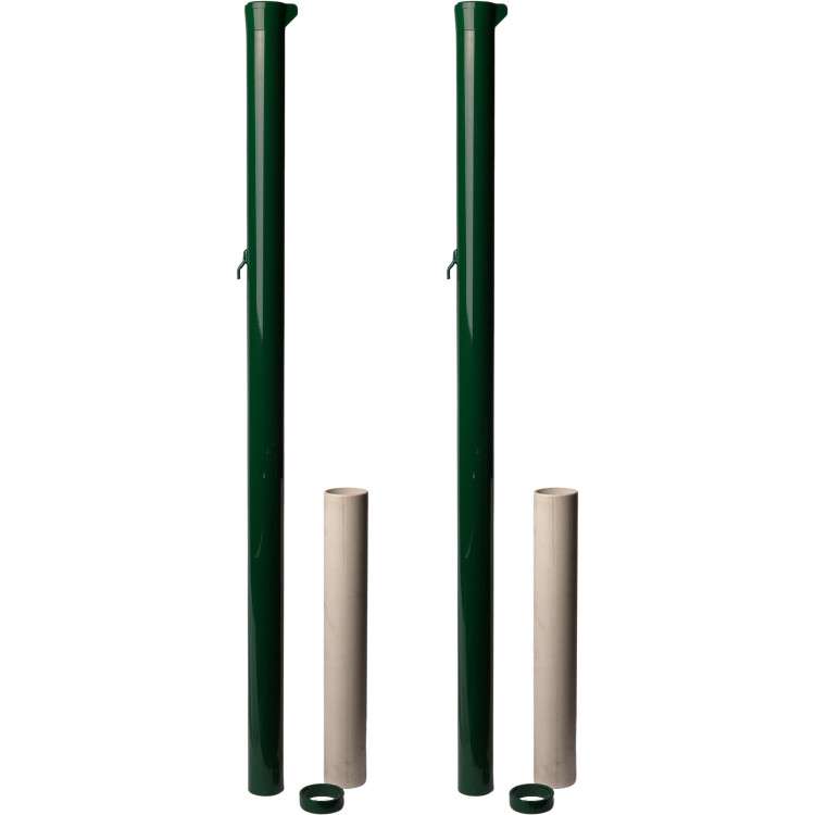 Regulation Tennis Posts - Durable Steel Pair