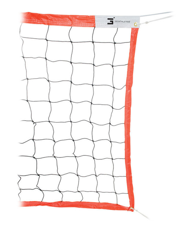 30' Beach Volleyball Net with Steel Cable - Durable & Safe