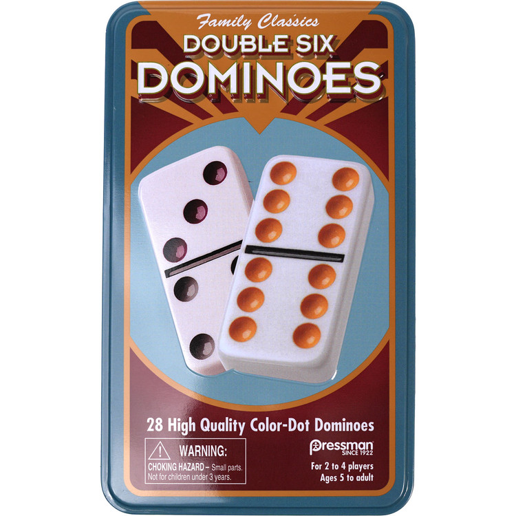 Crystalline Dominoes Set of 28 - Classic Fun & Style