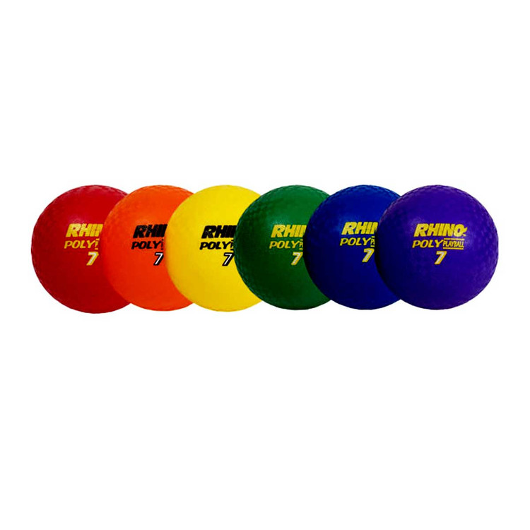 7" Poly Playground Ball Set - Durable & Fun for All