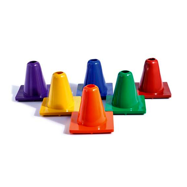 6 Inch Training Cones 6 Colour Pack for Games
