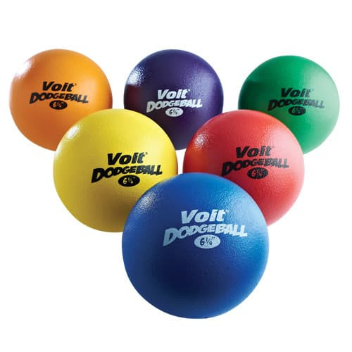 Voit Foam Dodgeball Prism Pack - 6 Color Set