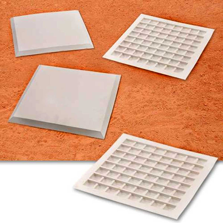 Rubber Softball Bases - Durable Set of 3 for Games